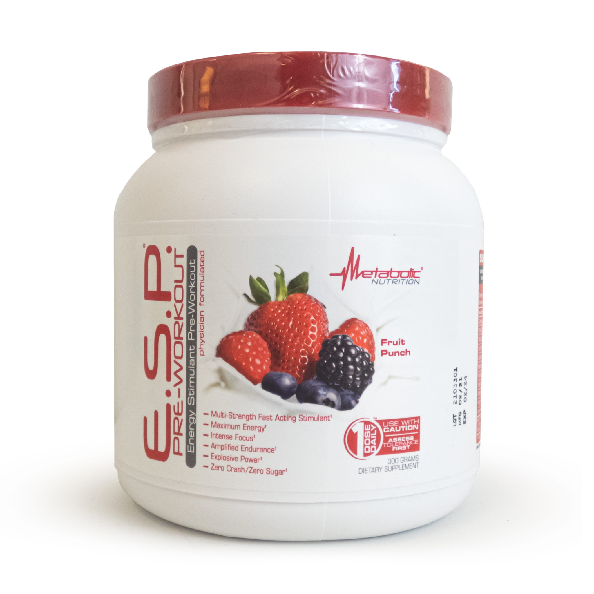 Metabolic Nutrition ESP Fruit Punch - Pre-workout - 90 Servings