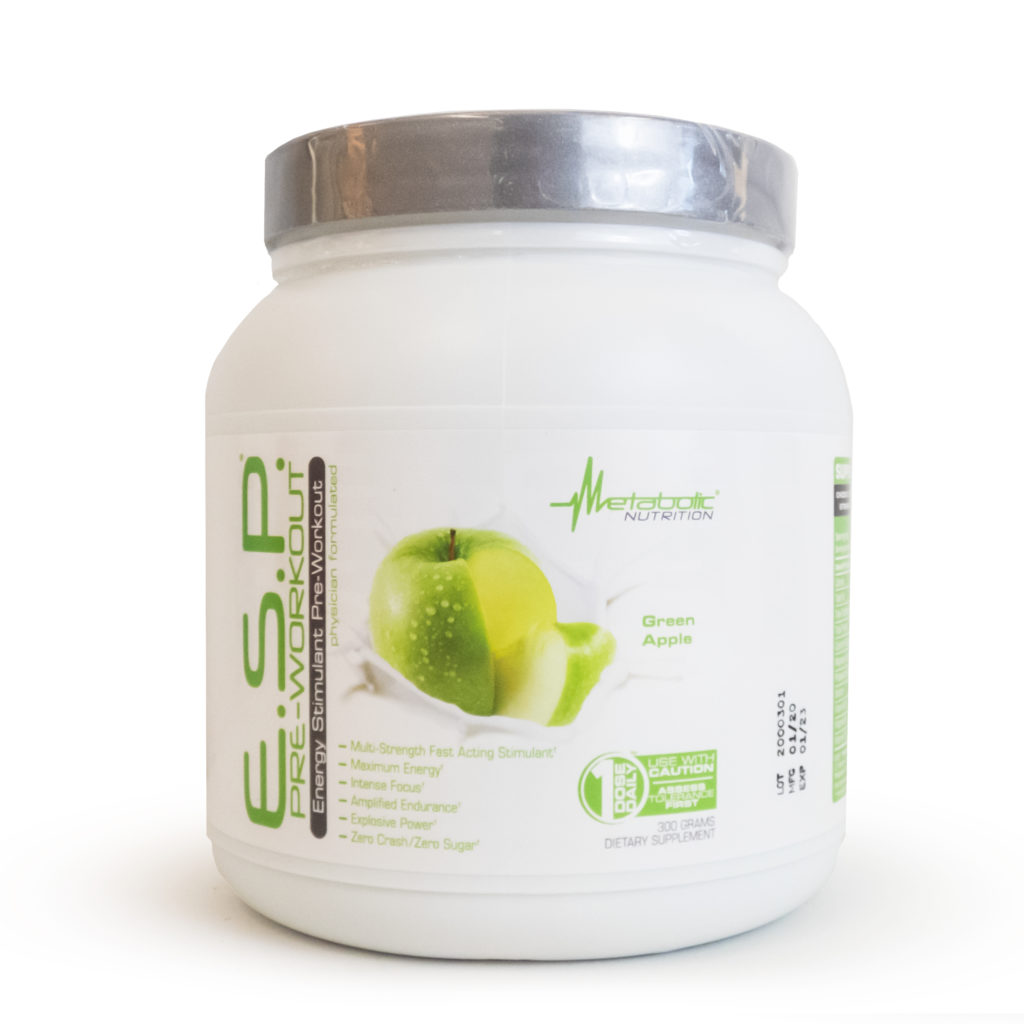 Metabolic Nutrition ESP Green Apple - Pre-workout - 90 Servings