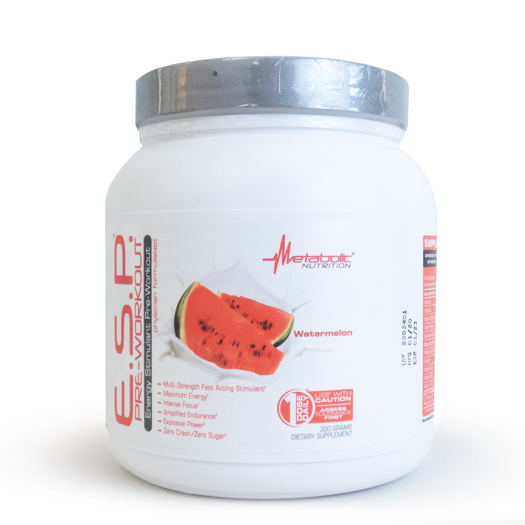 Metabolic Nutrition ESP Watermelon - Pre-workout - 90 Servings