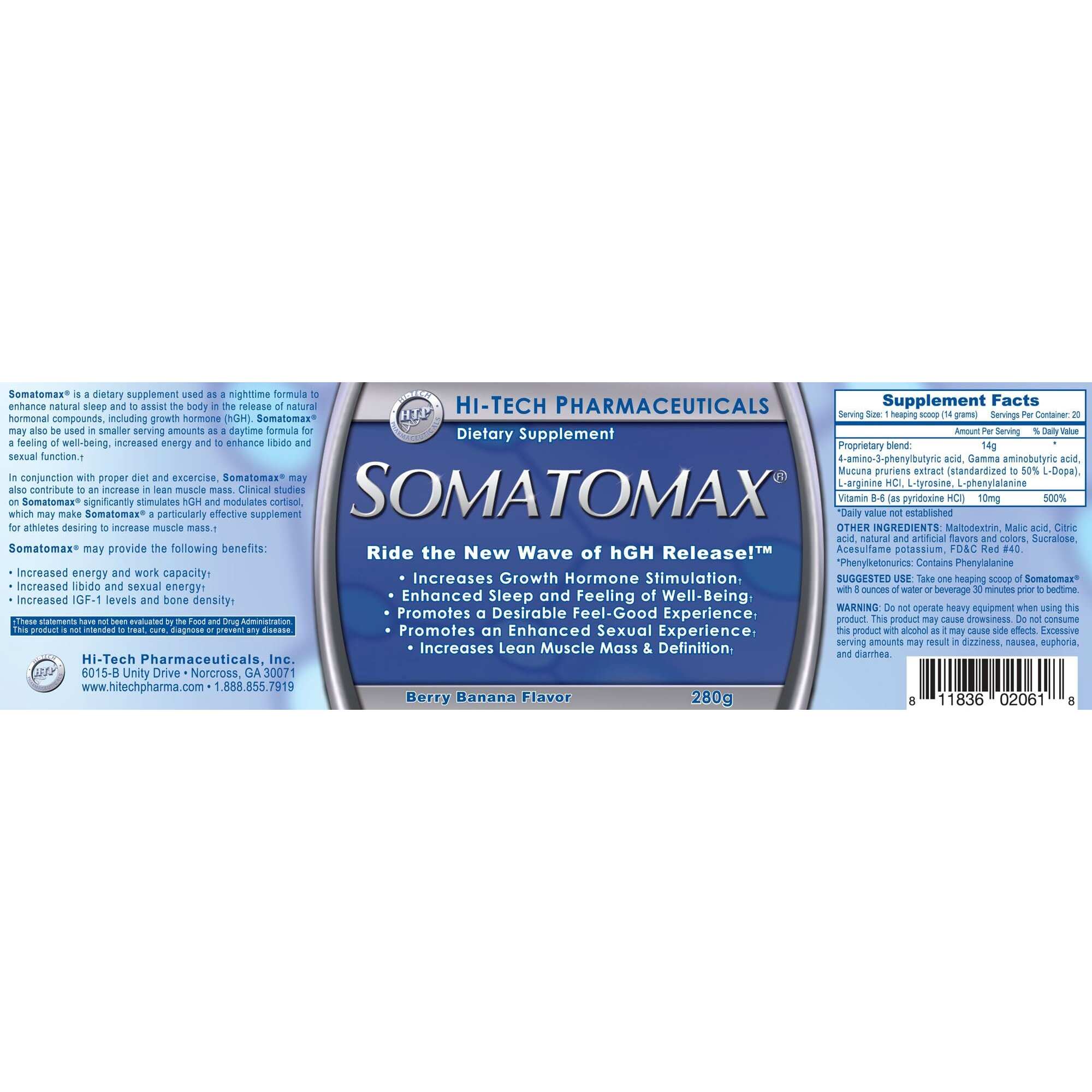 Somatomax - Berry Banana - 20 Servings - eXplicitSupplements.com