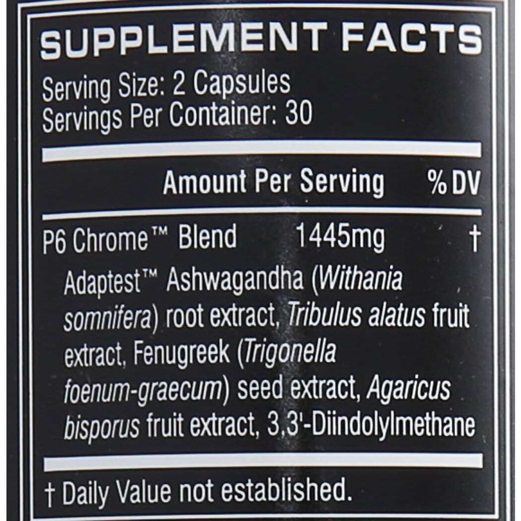 Cellucor P6 Chrome - 60 Capsules - eXplicitSupplements.com