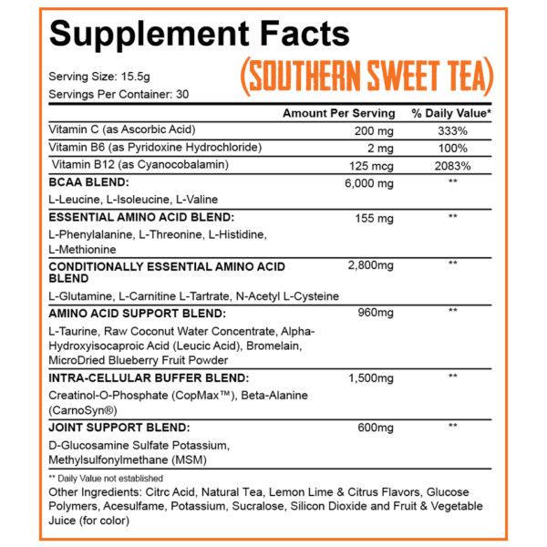 5% Nutrition All Day You May - Southern Sweet Tea - 30 Servings ...