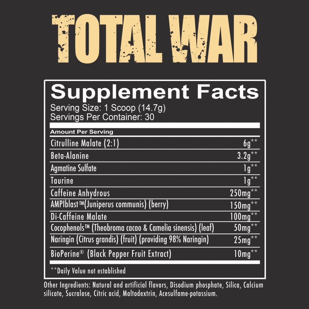 RedCon1 Total War 30 Servings Rainbow Candy EXplicitSupplements