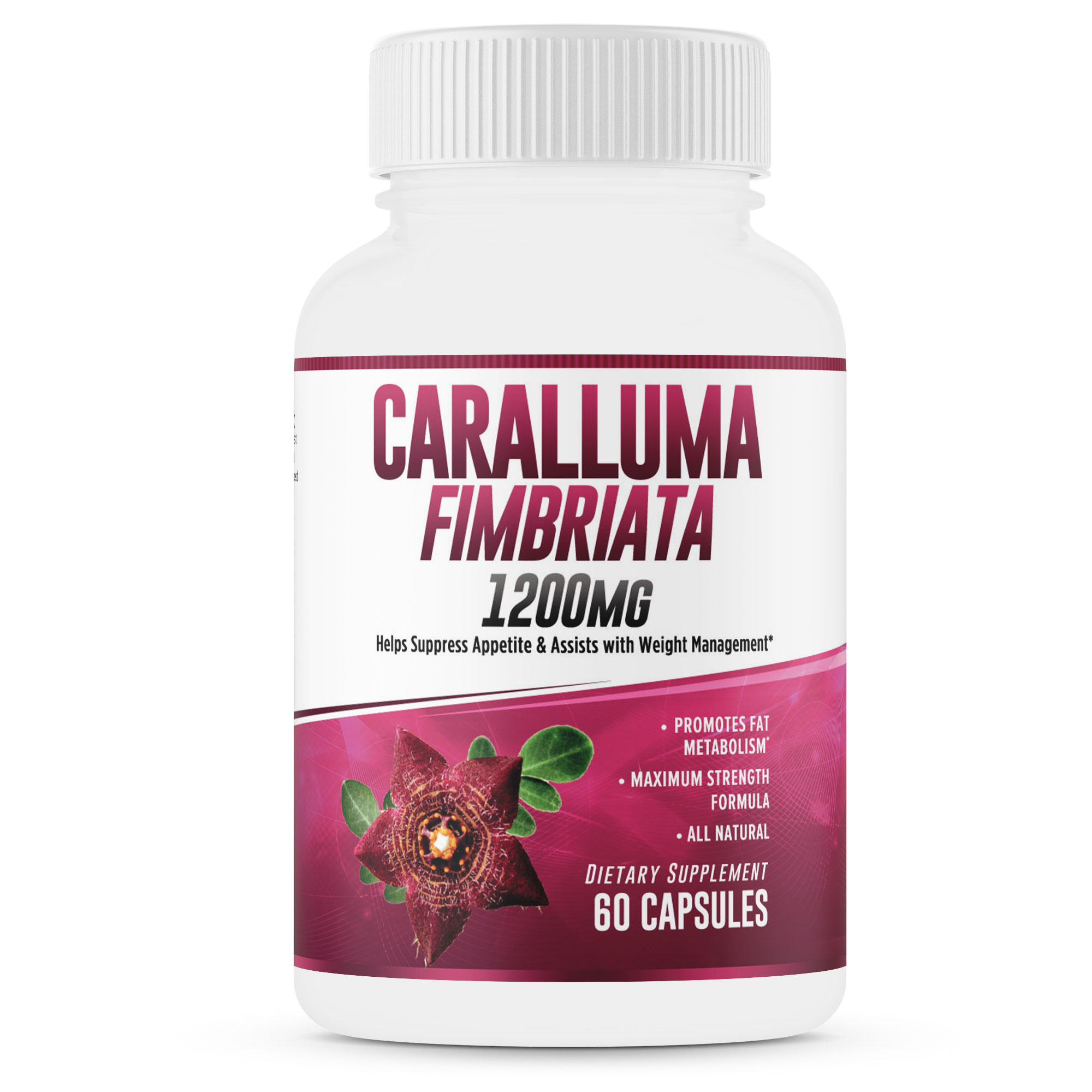 Pure Caralluma Fimbriata 1200mg Max Strength - 1 Month ...