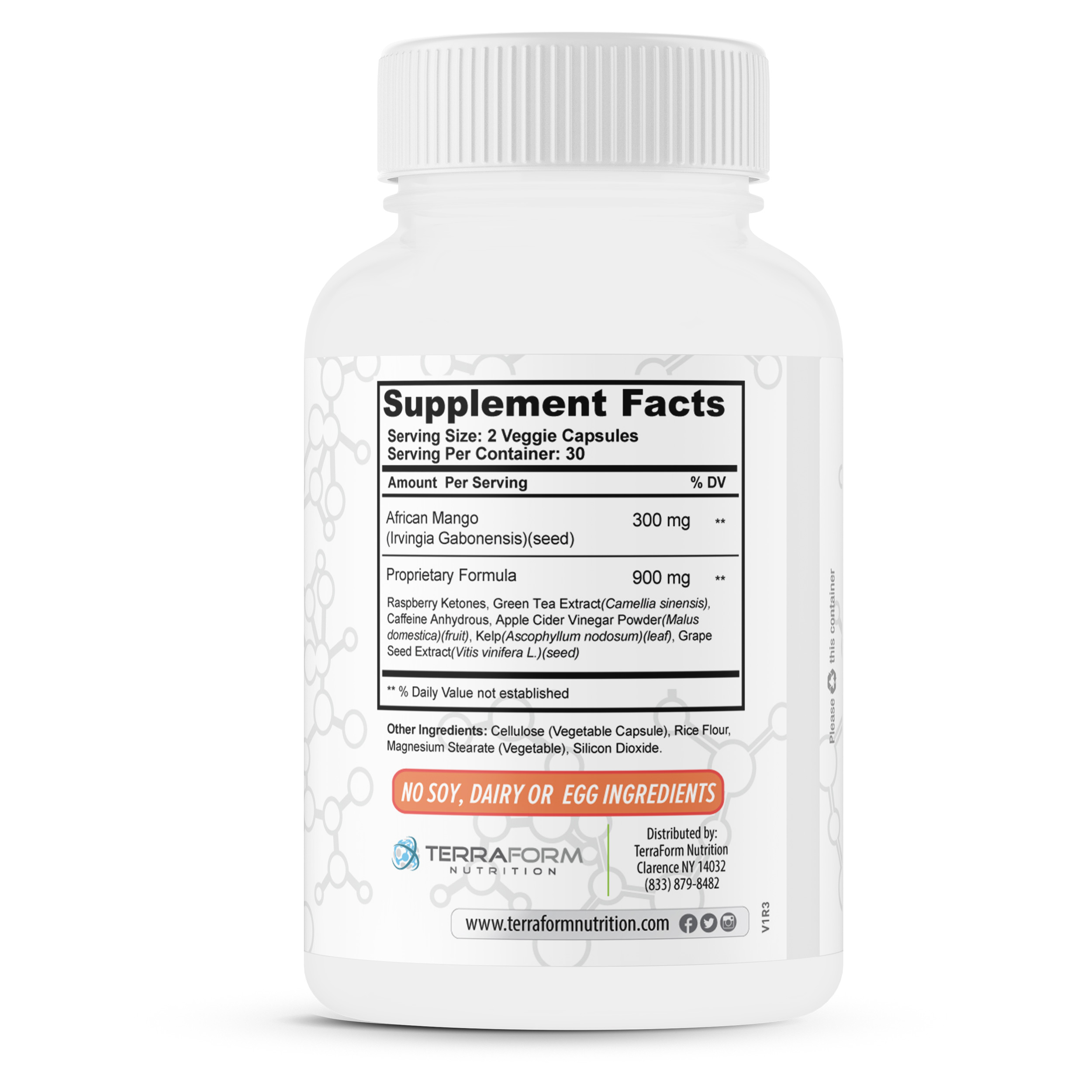 African Mango Complex Diet Pills, 1 Month - TerraForm Nutrition ...