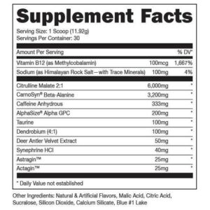 Woke AF - High Stimulant - Blue Raz - 30 Servings - DAS Labs ...