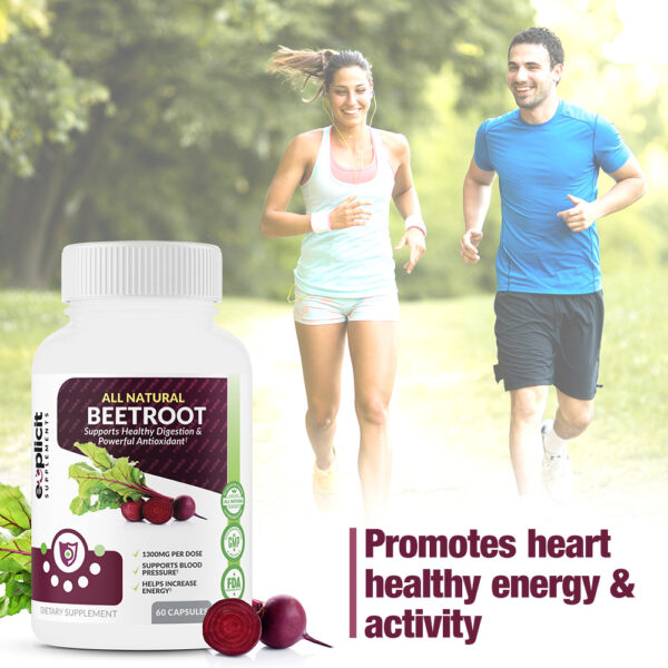 All Natural Beetroot Pills - 60 Count - eXplicitSupplements.com