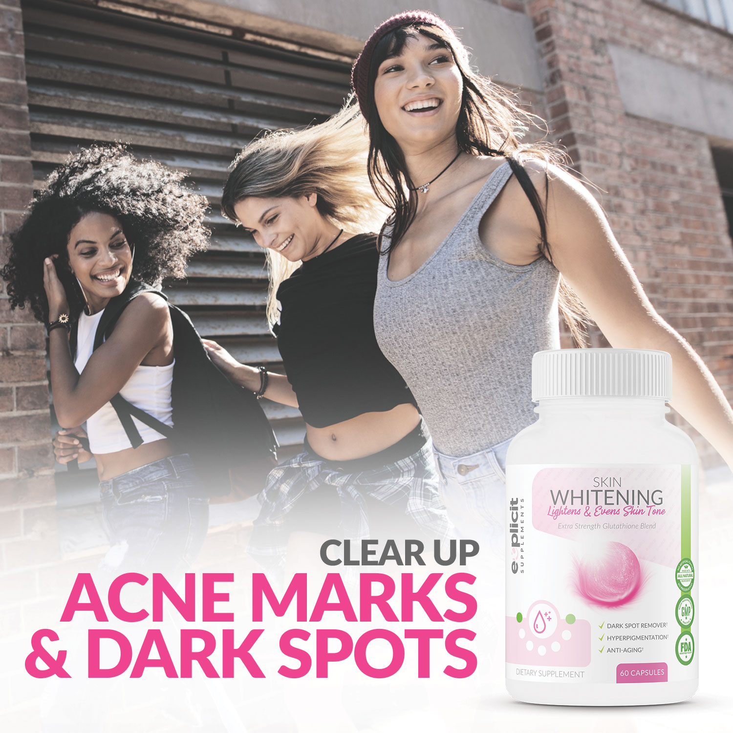 Skin Whitening Supplement - Lighten & Evens Skin Tone