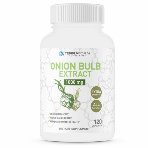 All Natural Onion Powder Supplement 1000mg - Dried Onion Bulb (Allium ...
