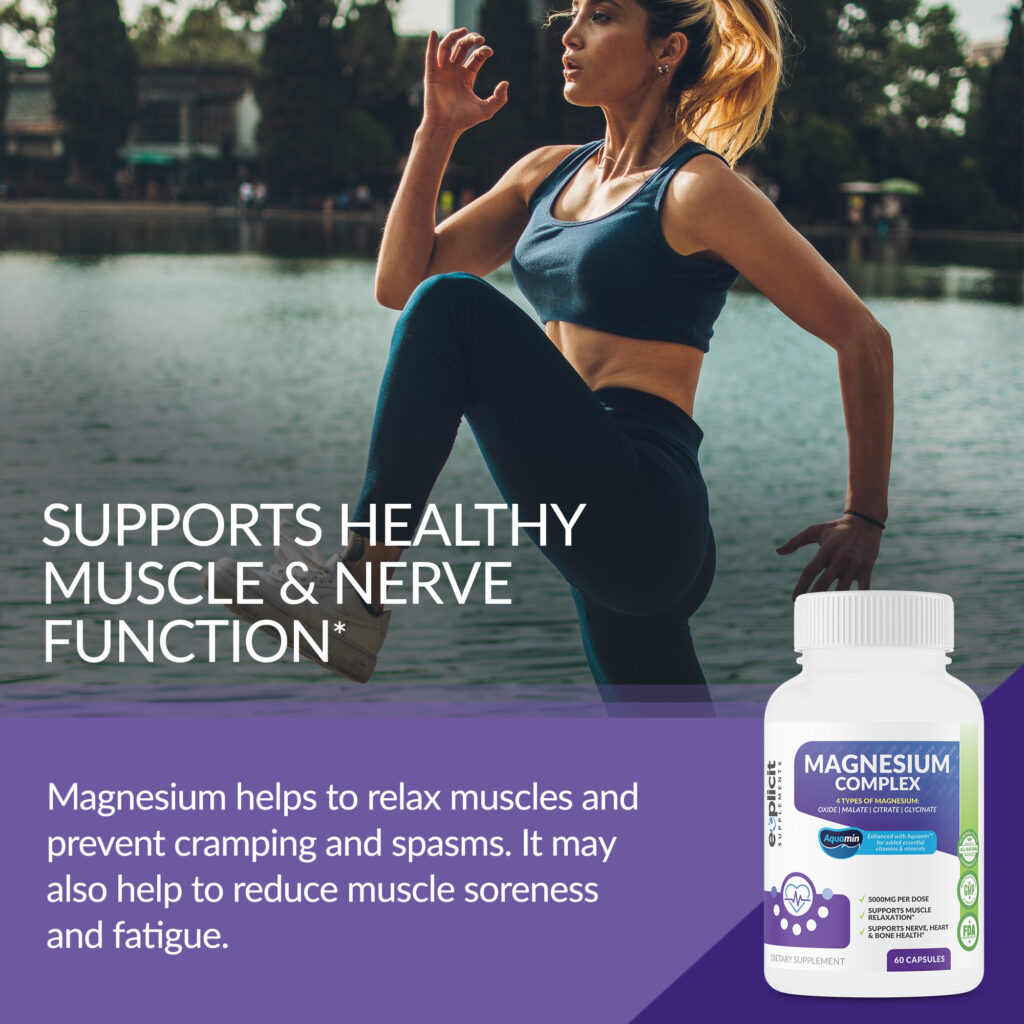 Quad Magnesium Complex with Aquamin - 60 Capsules - eXplicitSupplements.com